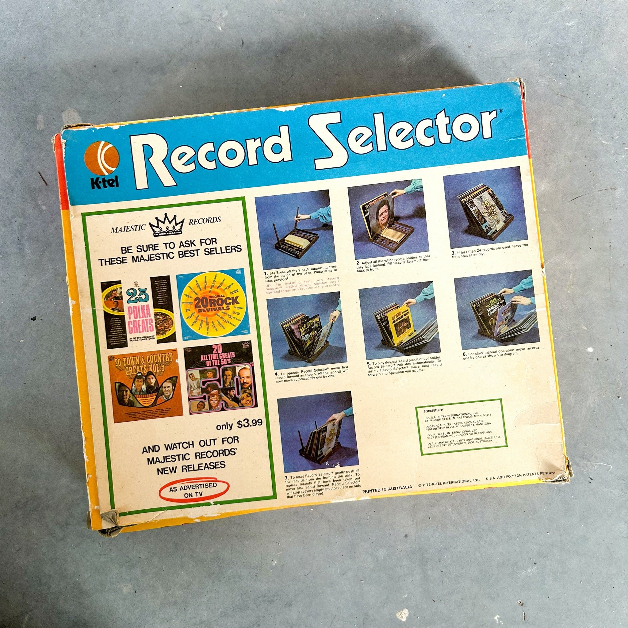 K-TEL RECORD SELECTOR