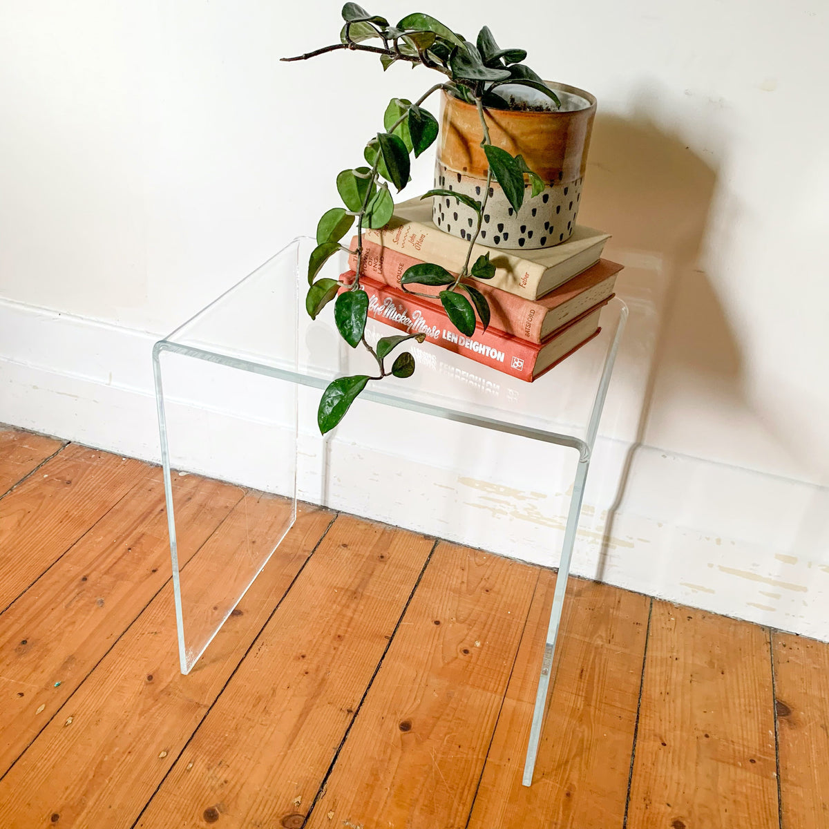 PERSPEX SIDE TABLE