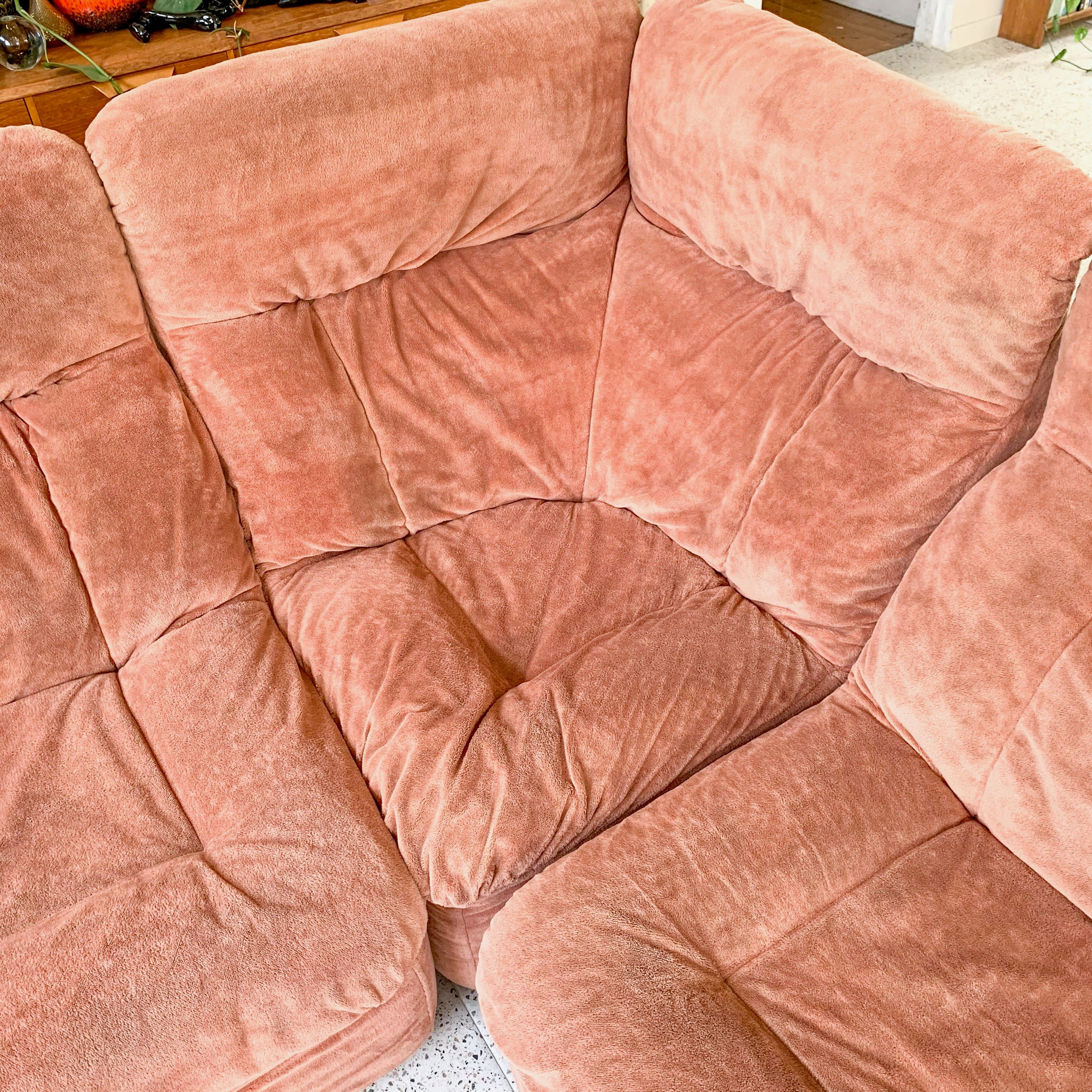 UNIROYAL MODULAR SOFA DUSKY PINK