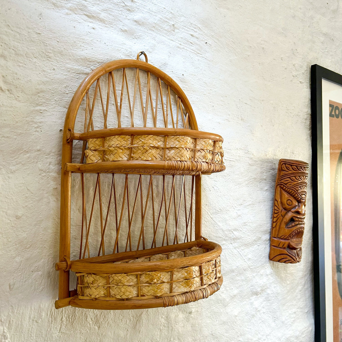 CANE HANGING SHELF