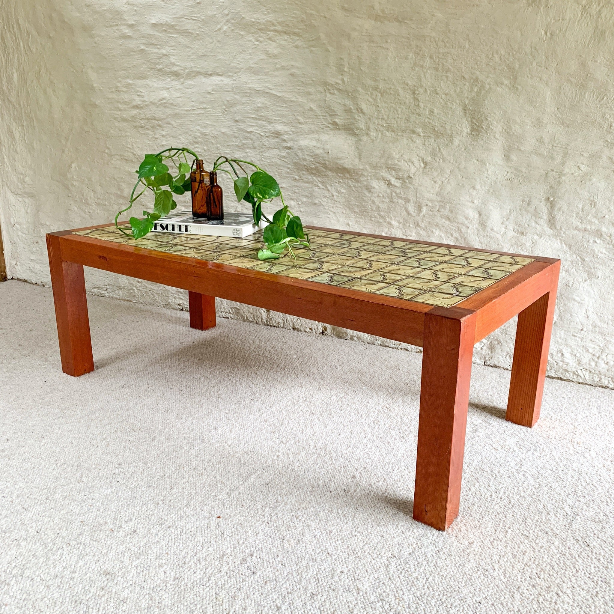 TILE TOP COFFEE TABLE