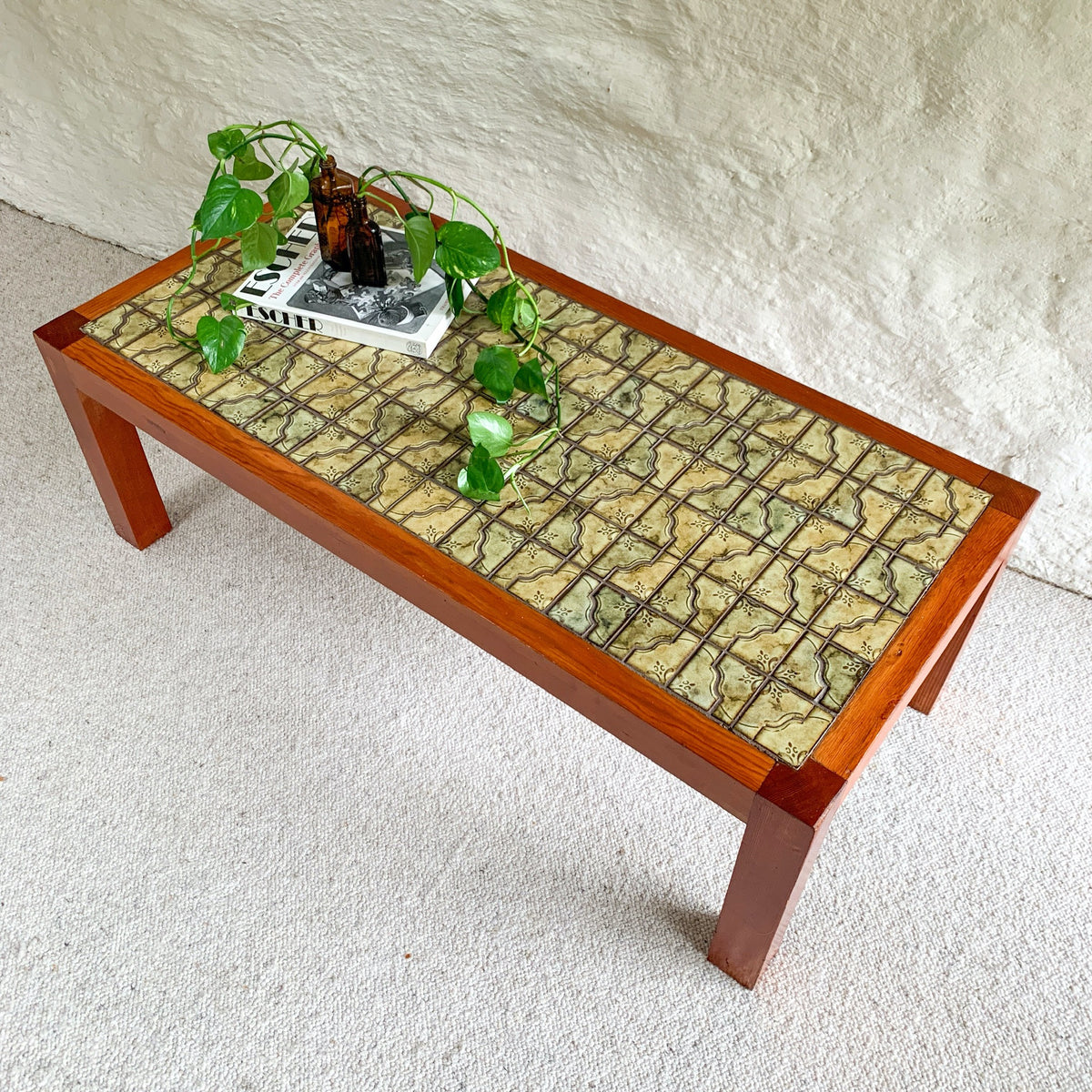 TILE TOP COFFEE TABLE
