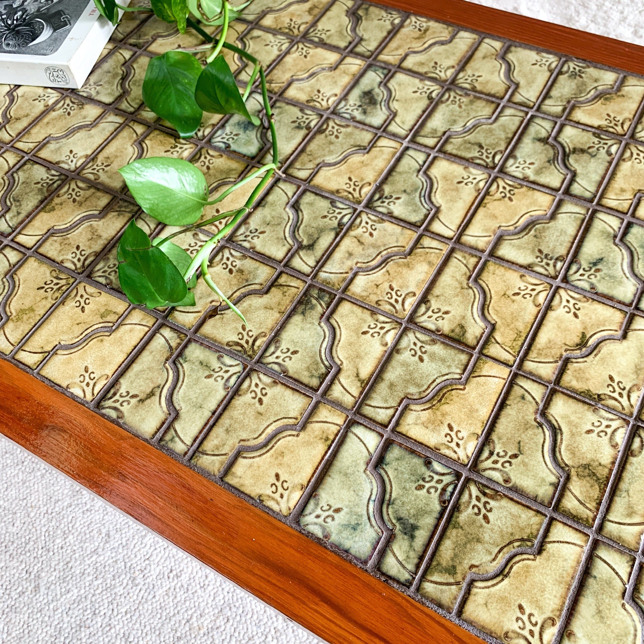 TILE TOP COFFEE TABLE