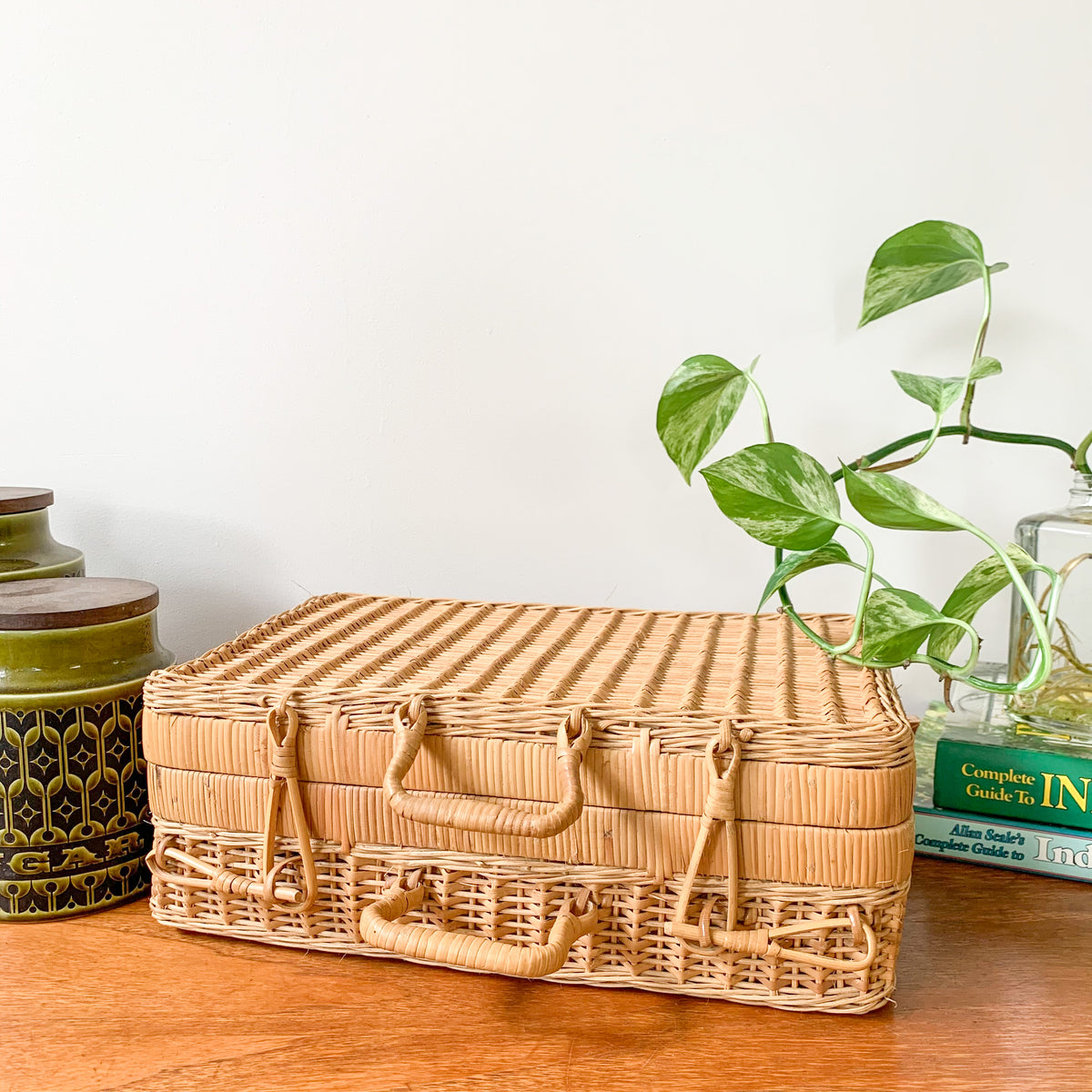 RATTAN BASKET BOX