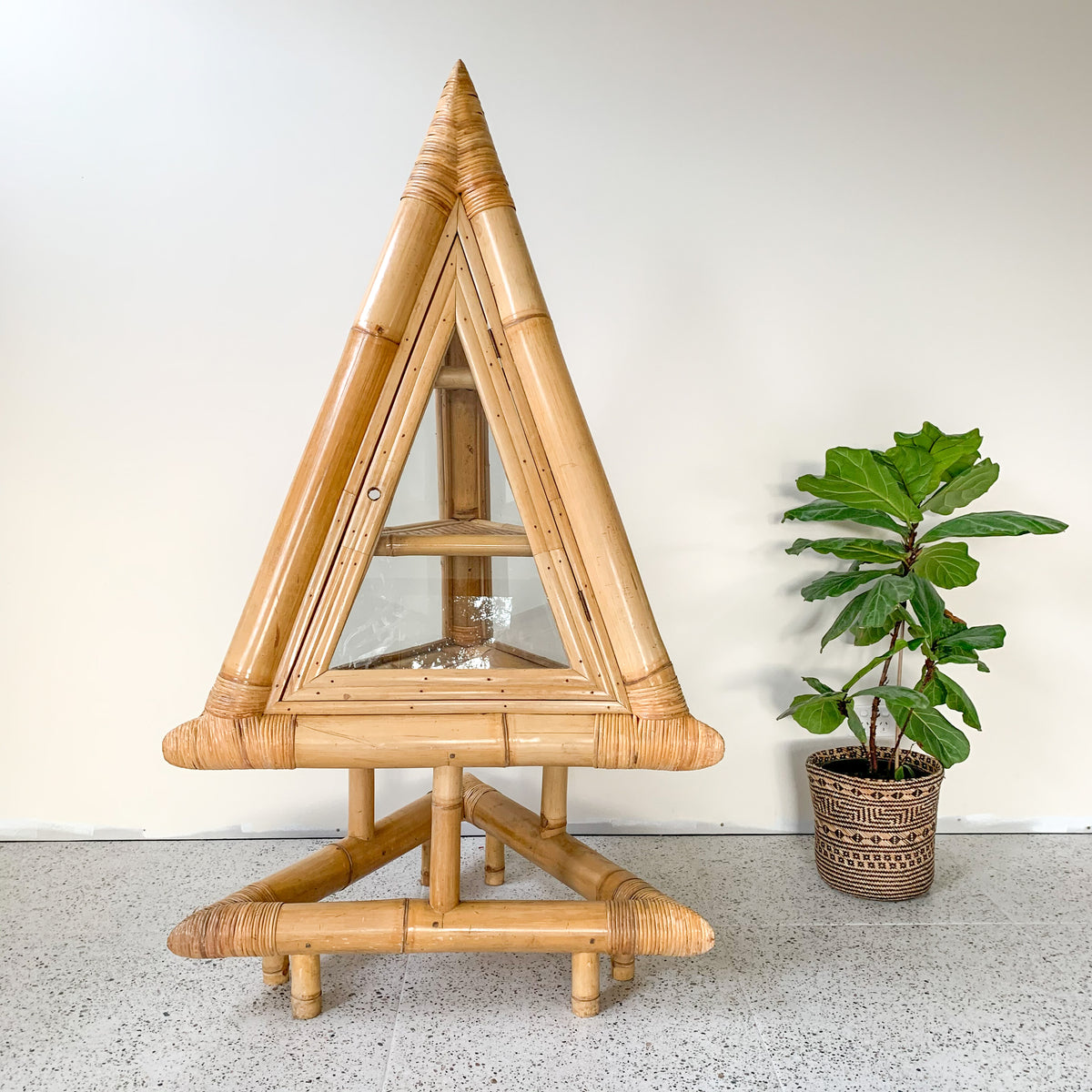 BAMBOO PYRAMID CABINET