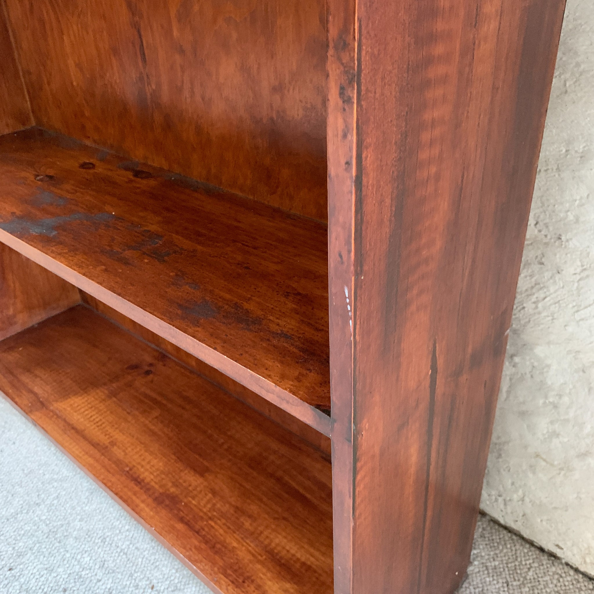 TALL WOODEN BOOKCASE