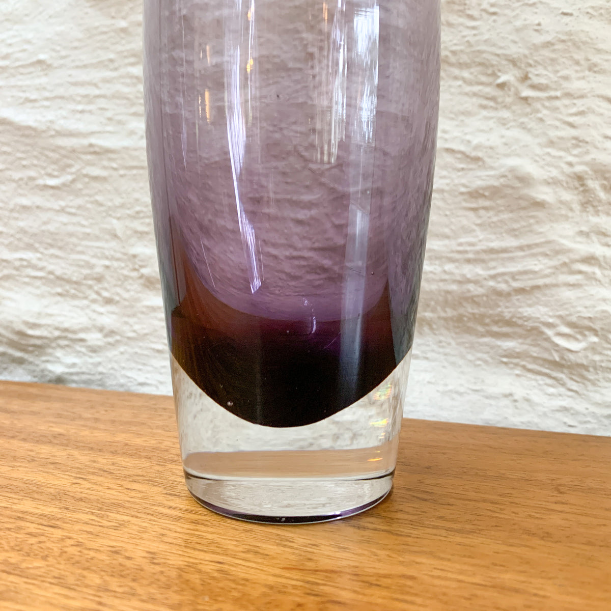 PURPLE GLASS VASE
