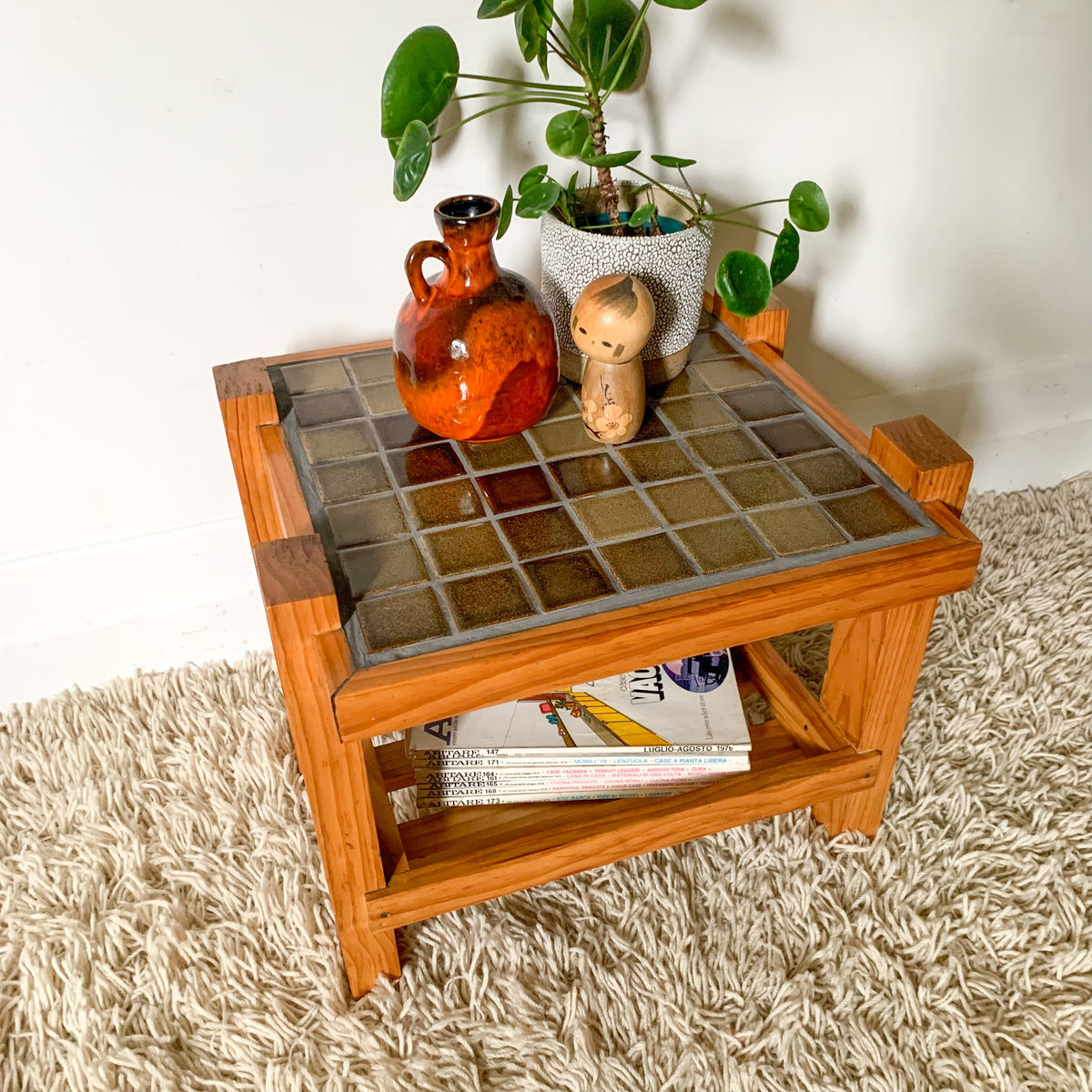 TILE TOP COFFEE TABLE