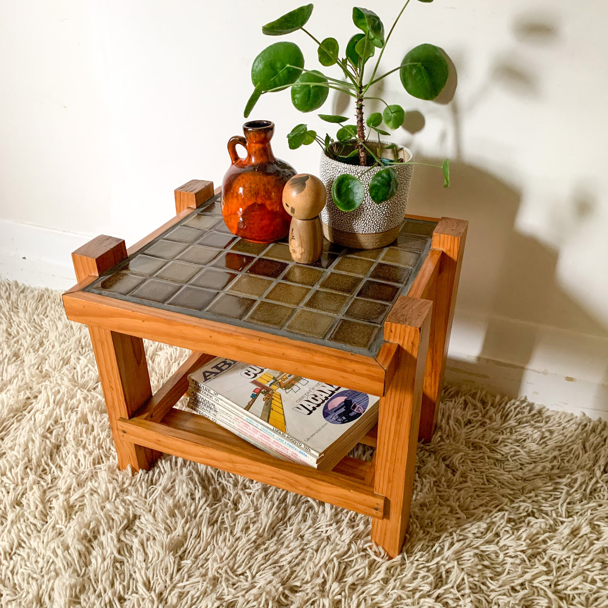 TILE TOP COFFEE TABLE