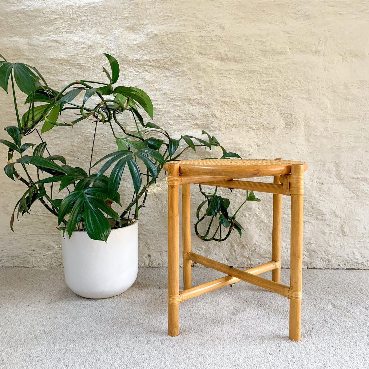 RATTAN SIDE TABLE