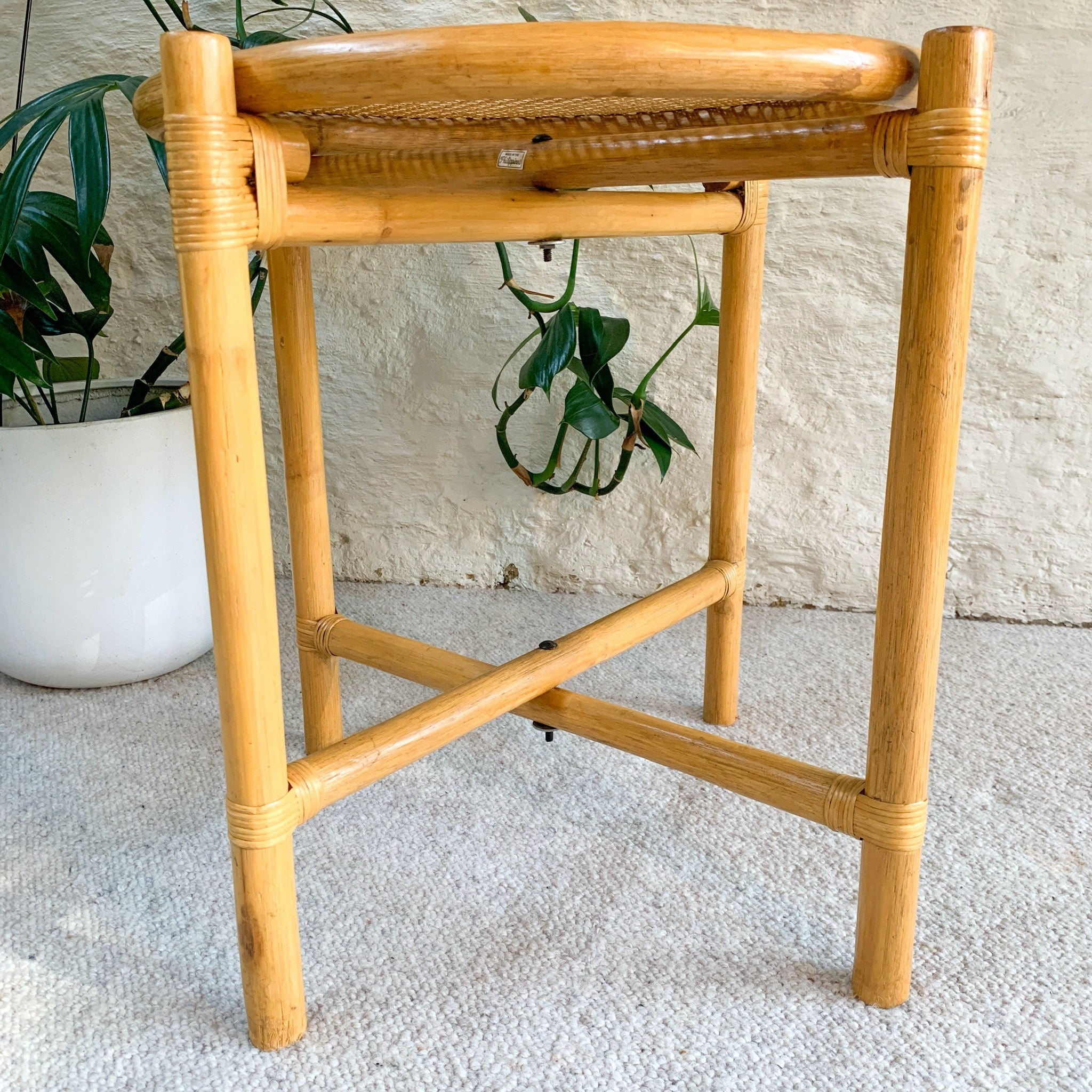 RATTAN SIDE TABLE