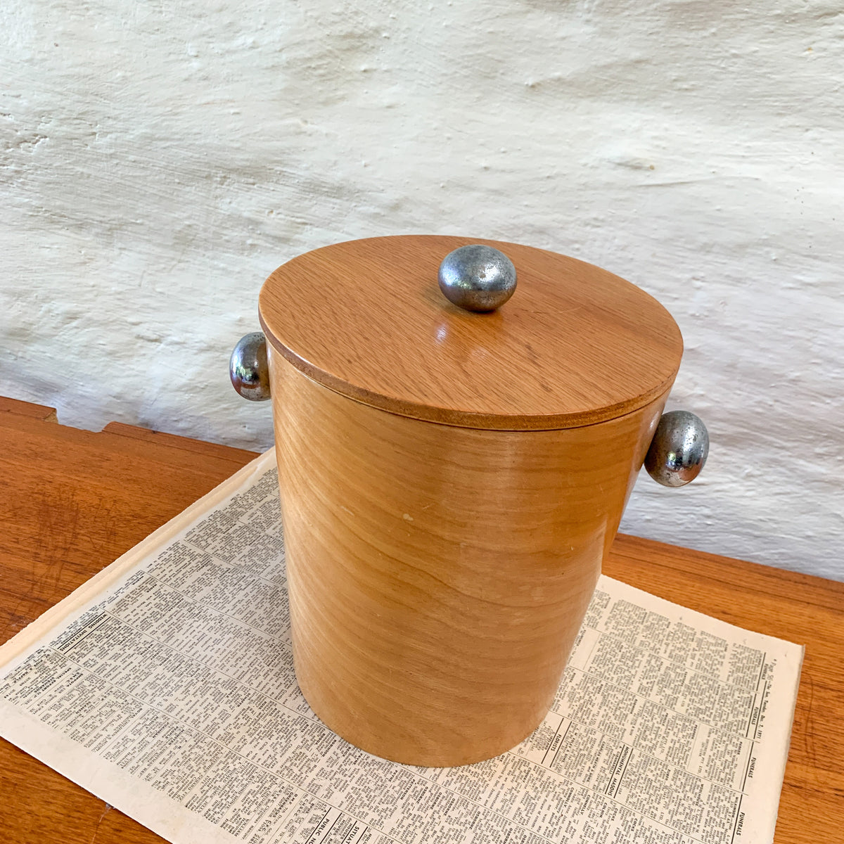 JAPANESE TEAK ICE BUCKET