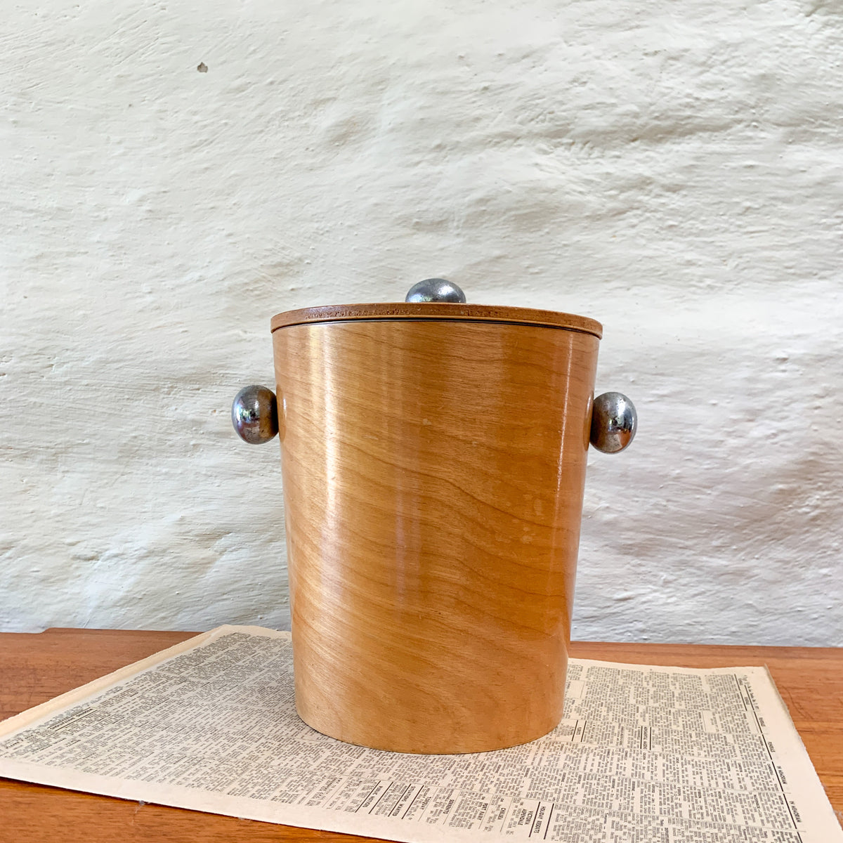 JAPANESE TEAK ICE BUCKET