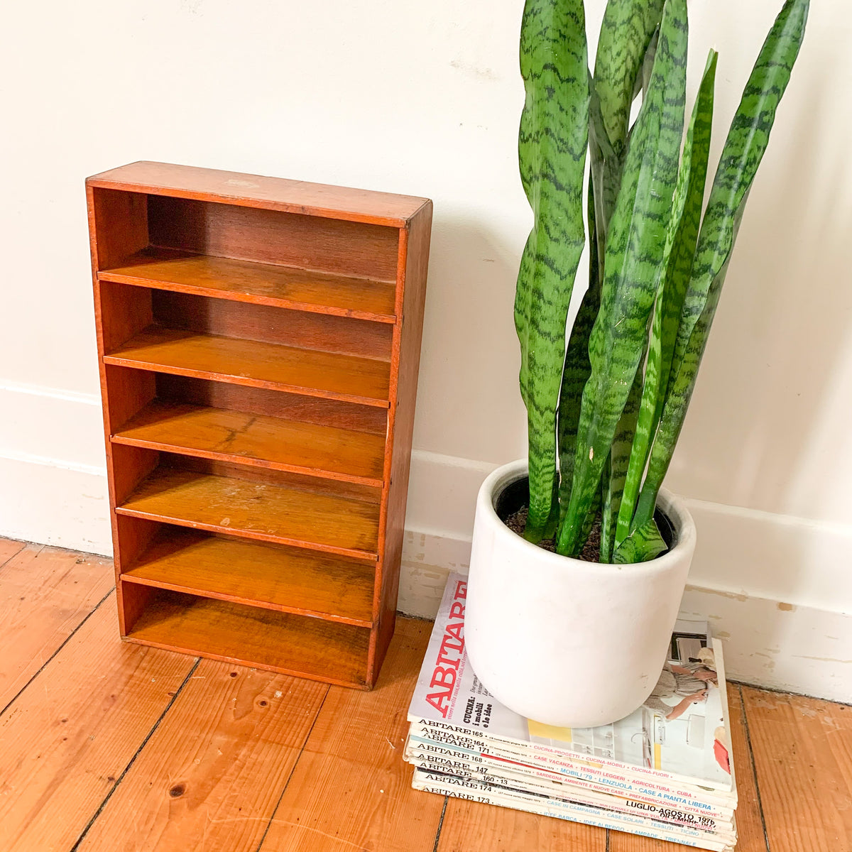 WOODEN PIGEON HOLE SHELVES #2