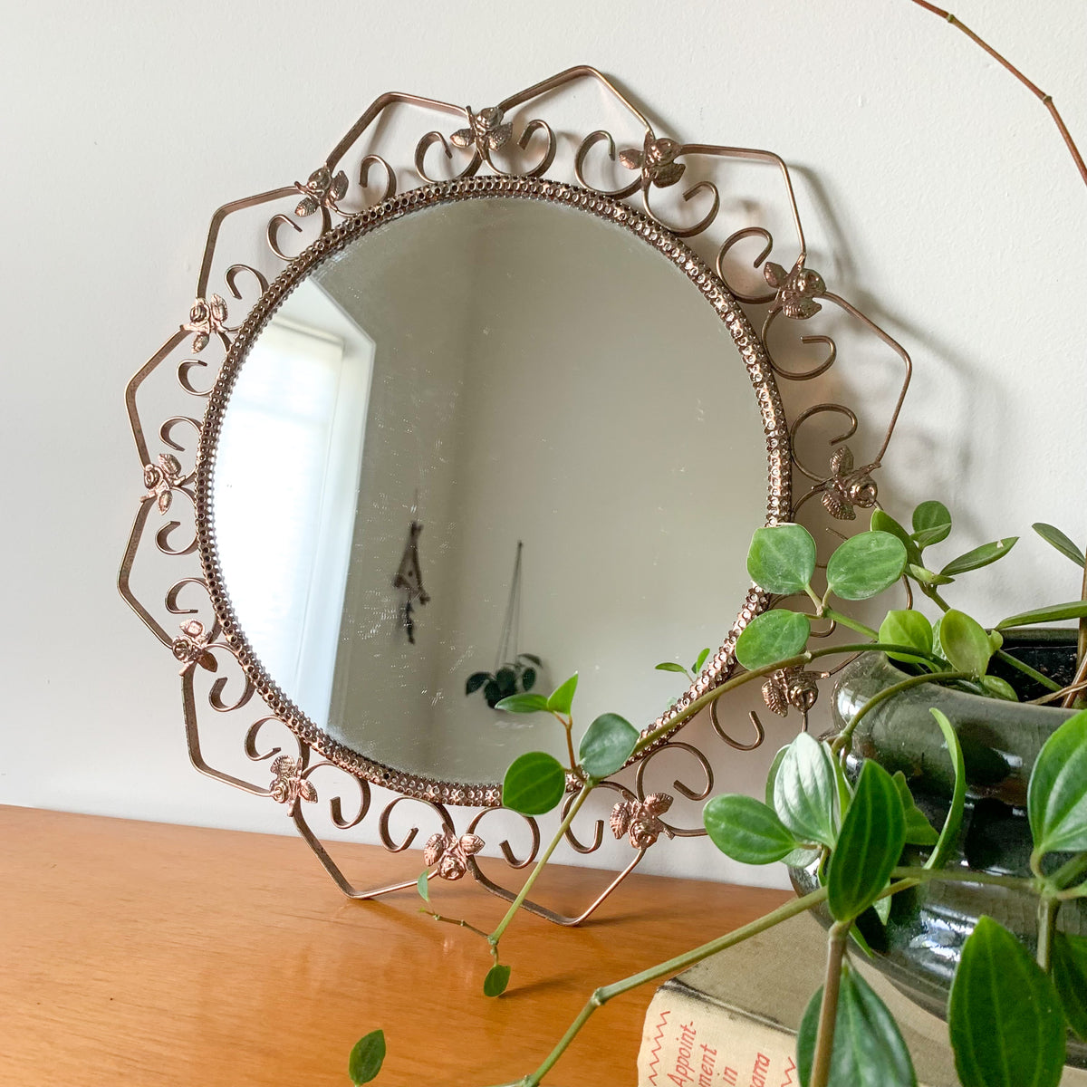 1960s COPPER MIRROR