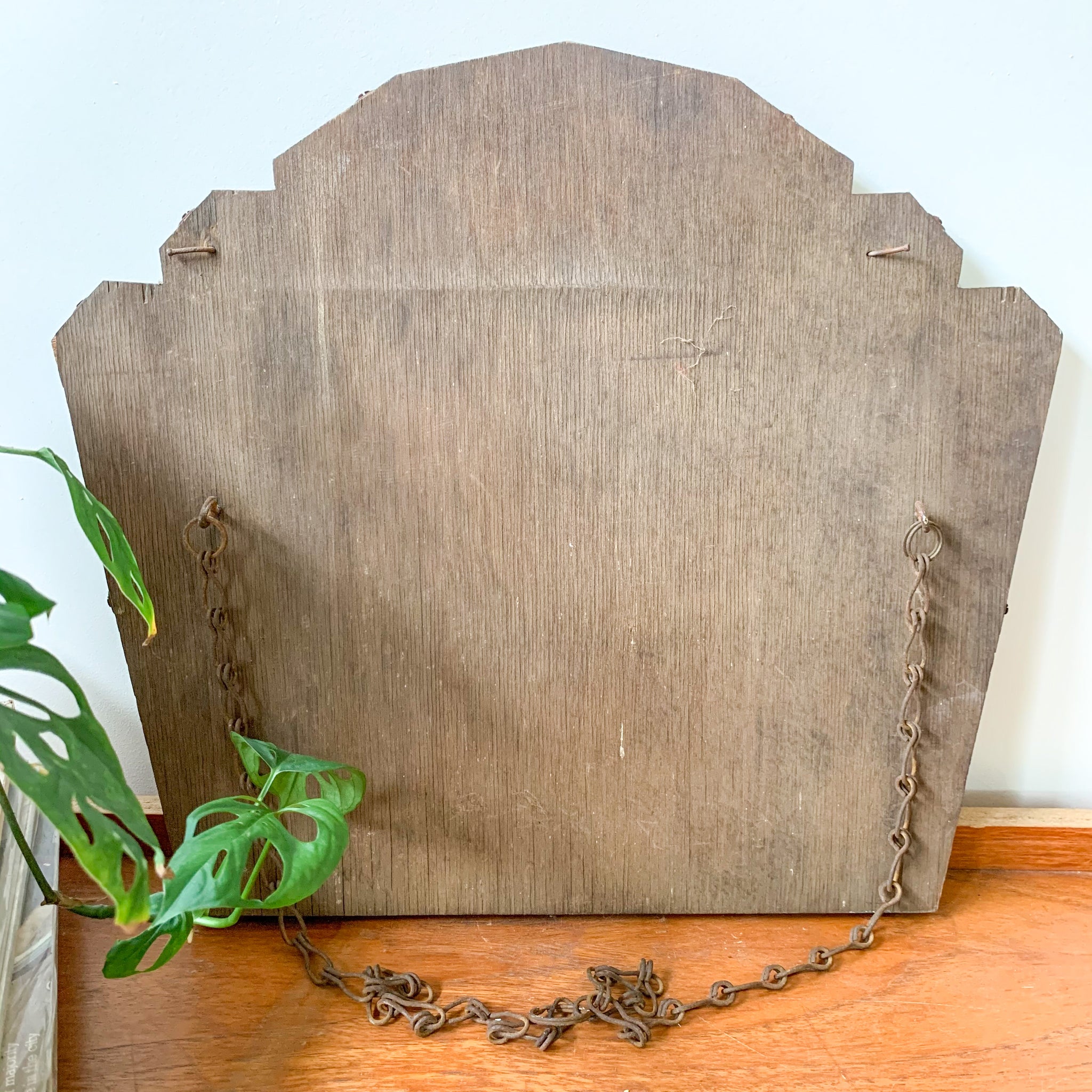 BEVELED EDGE FAN MIRROR