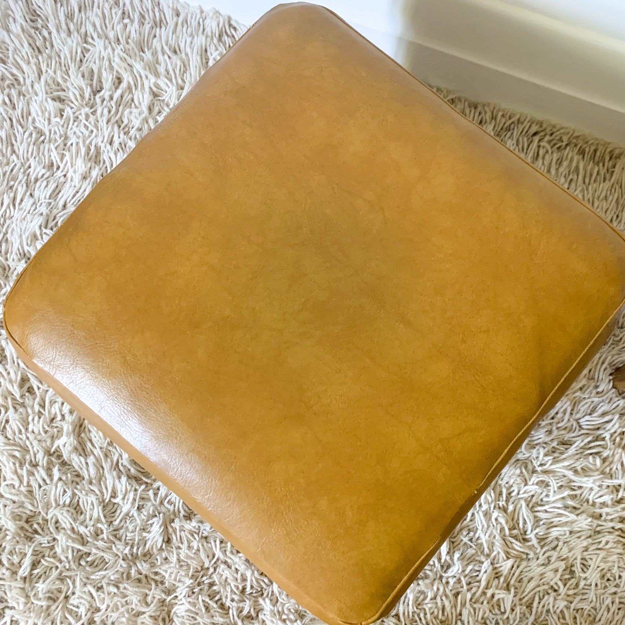 1970s VINYL FOOTSTOOL